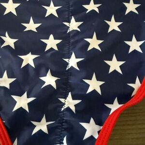Suvimuga® | Swim | Stylish Navy Bikini With White Stars And Red Trim ...